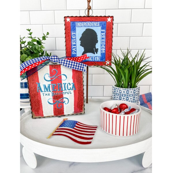 Flag Magnet by The Round Top Collection