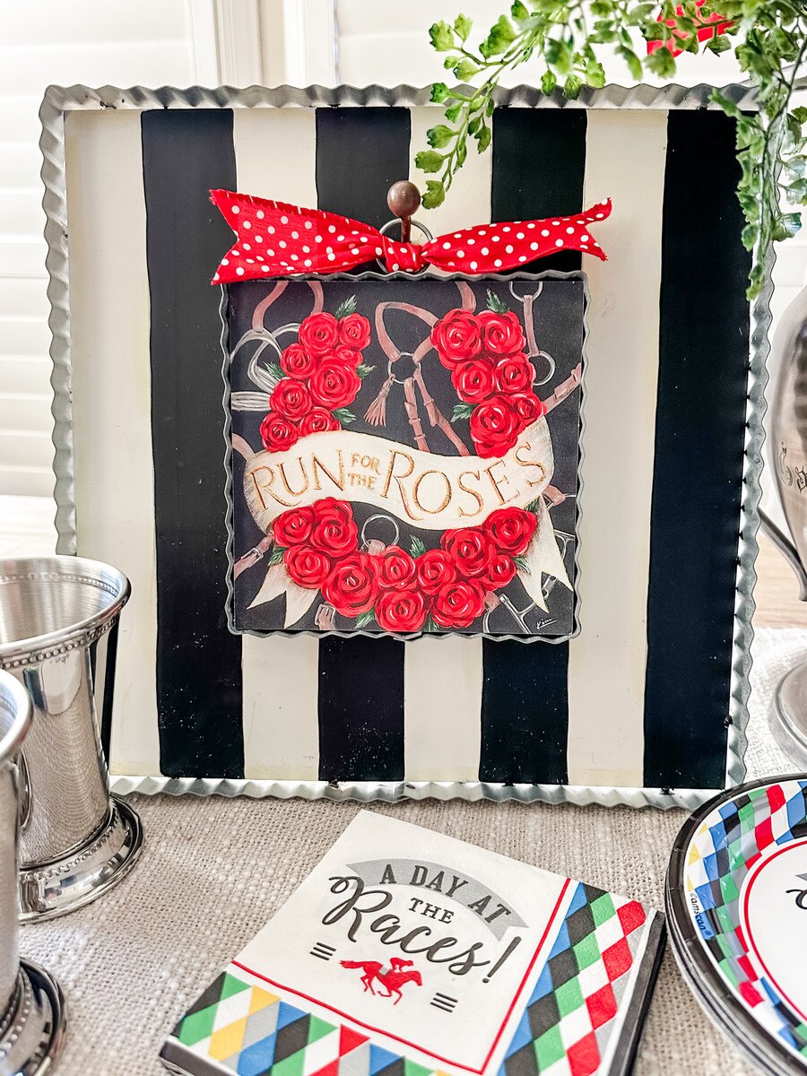 Mini Run For the Roses Print by The Round Top Collection