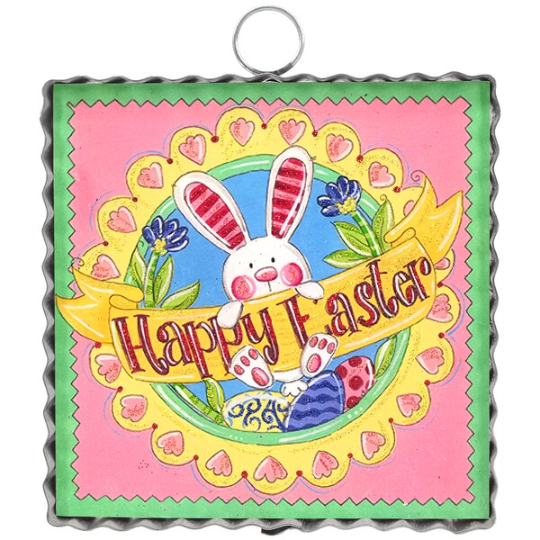 Mini Art Happy Easter Bunny by The Round Top Collection