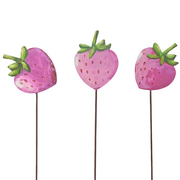 Mini Pink Strawberries by The Round Top Collection