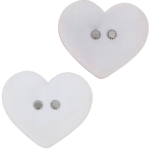 Bow Lattice Heart Magnets by The Round Top Collection