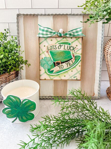Edgy Shamrock Magnet by The Round Top Collection