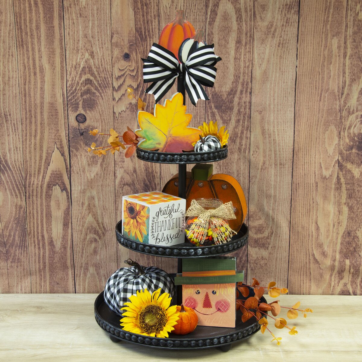 Celebrate Every Day Elegant Pumpkin Finial by The Round Top Collection