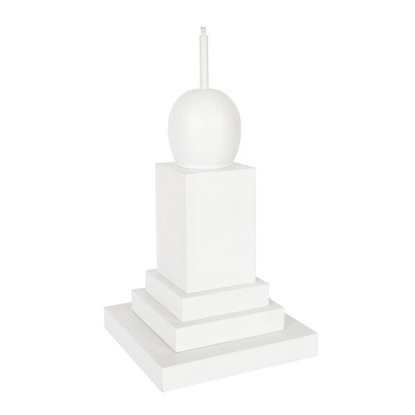 White Wood Display Pole Tall by The Round Top Collection