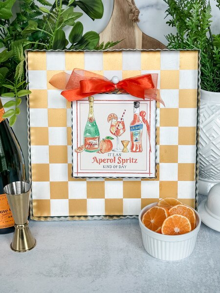 Mini Art Aperol Spritz by The Round Top Collection